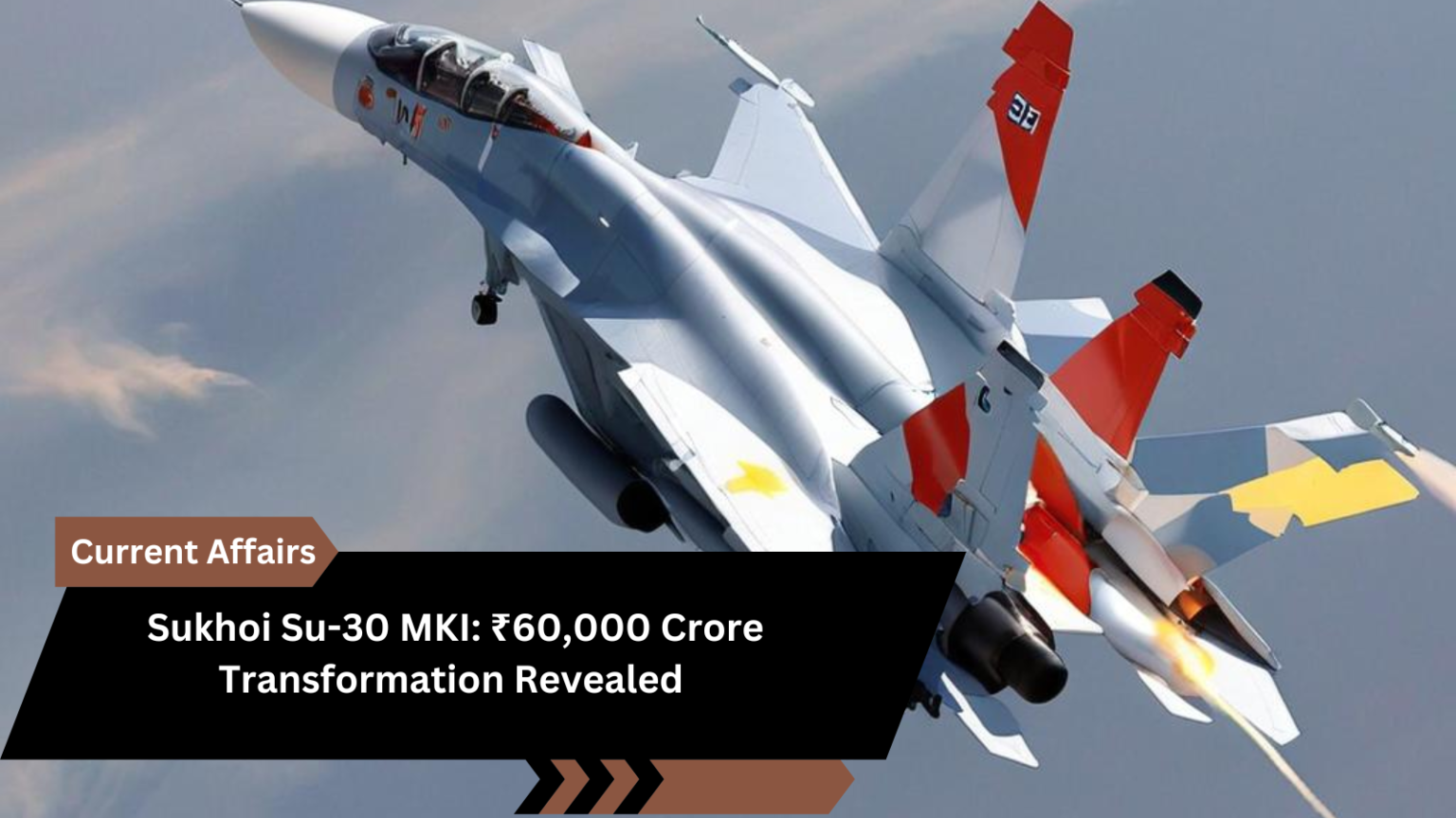 Sukhoi Su-30 MKI:₹60,000 Crore Transformation Revealed